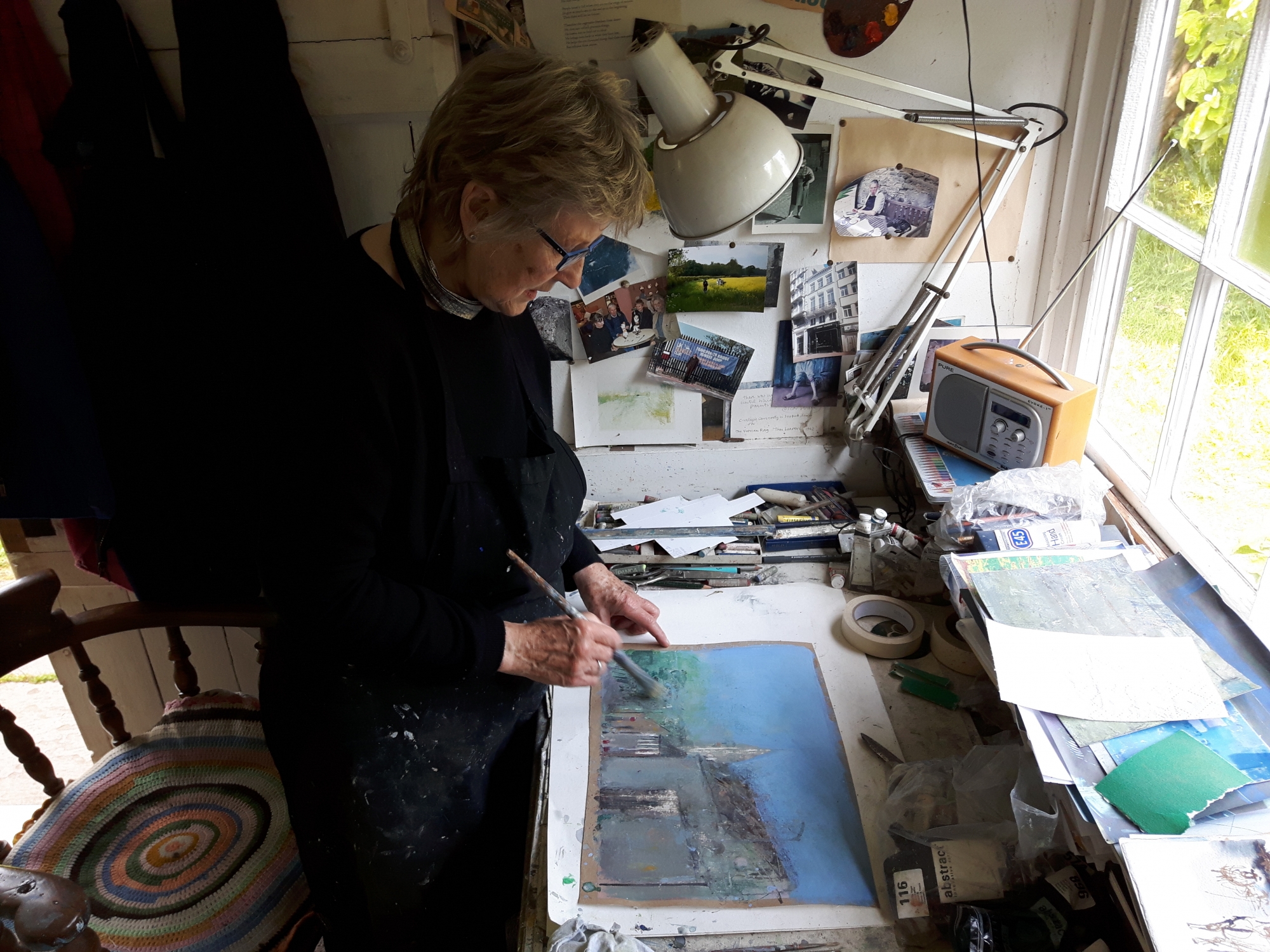In the gallery today…. – Royal Institute of Painters in Water Colours
