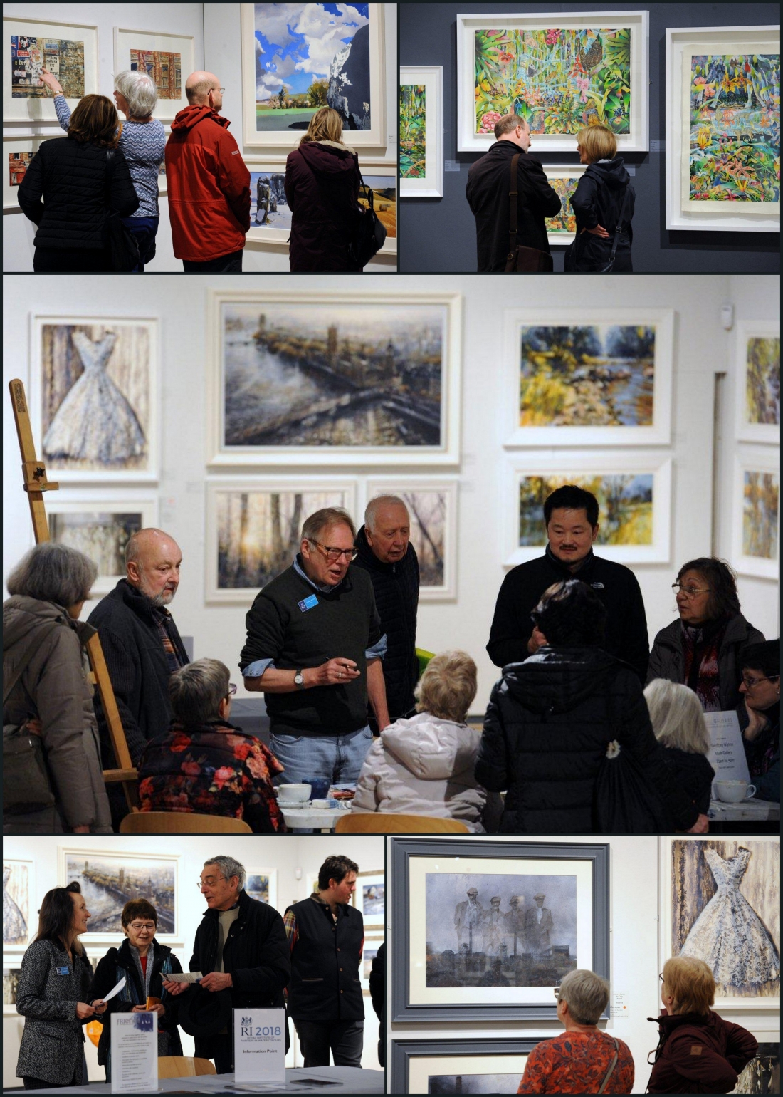 Geoffrey Wynne RI paints in the gallery… – Royal Institute of Painters ...