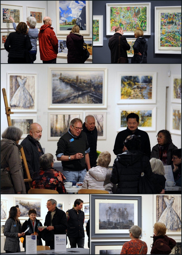 Geoffrey Wynne RI paints in the gallery… – Royal Institute of Painters ...