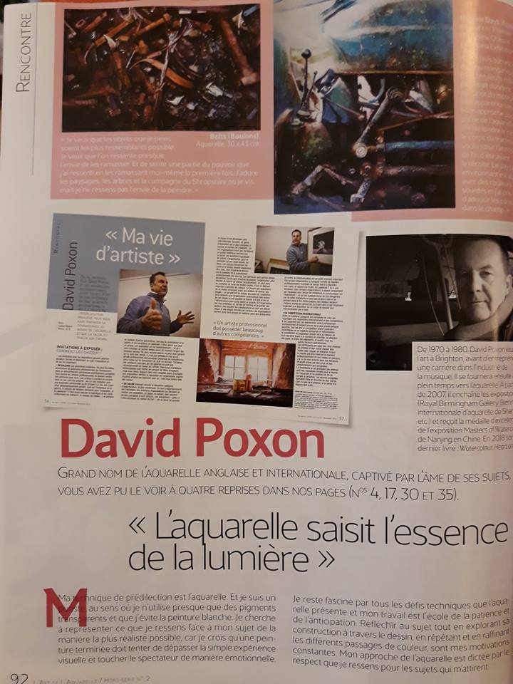 David Poxon RI in the Art of Watercolour magazine – Royal Institute of ...