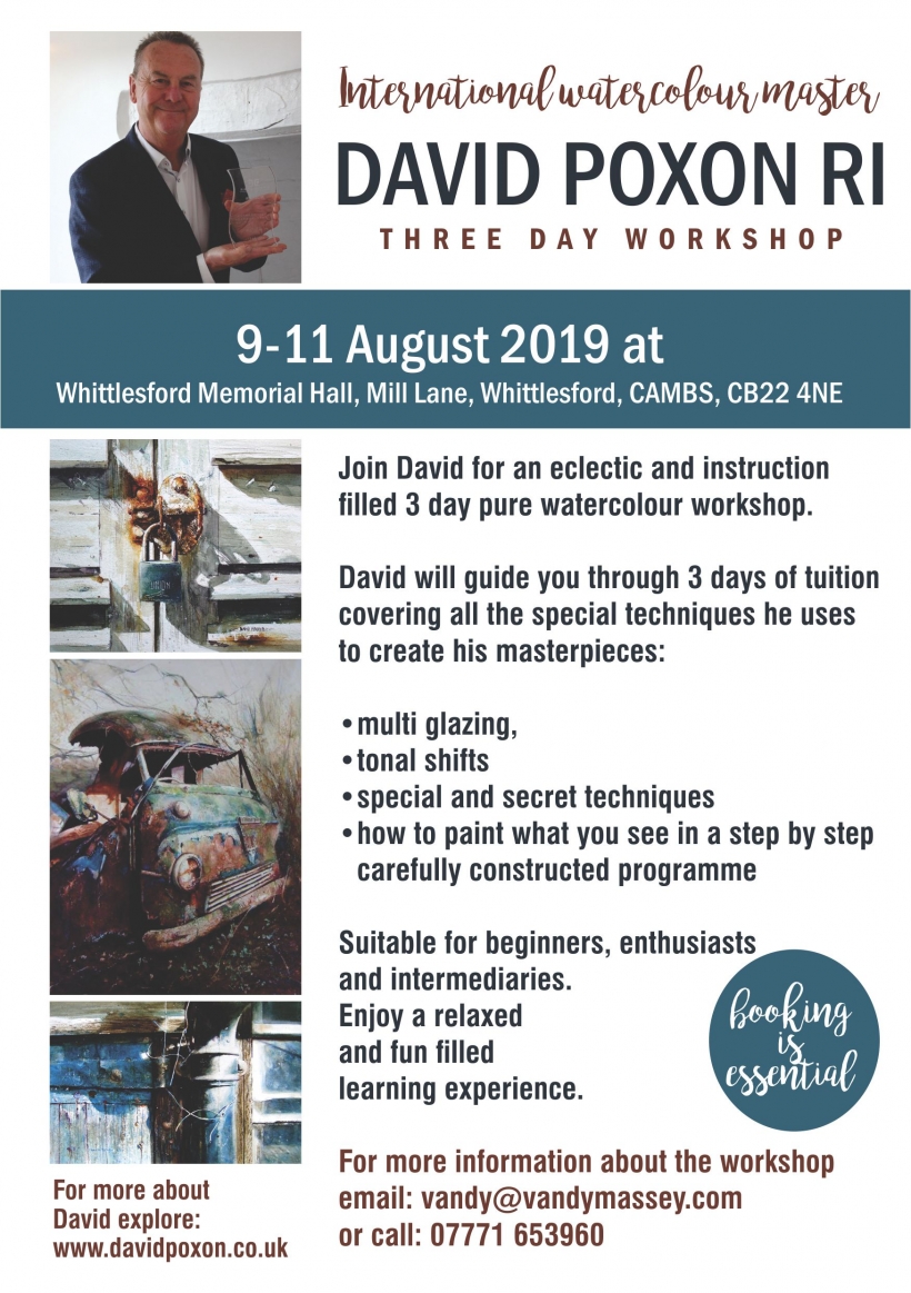 David Poxon RI workshops… – Royal Institute of Painters in Water Colours