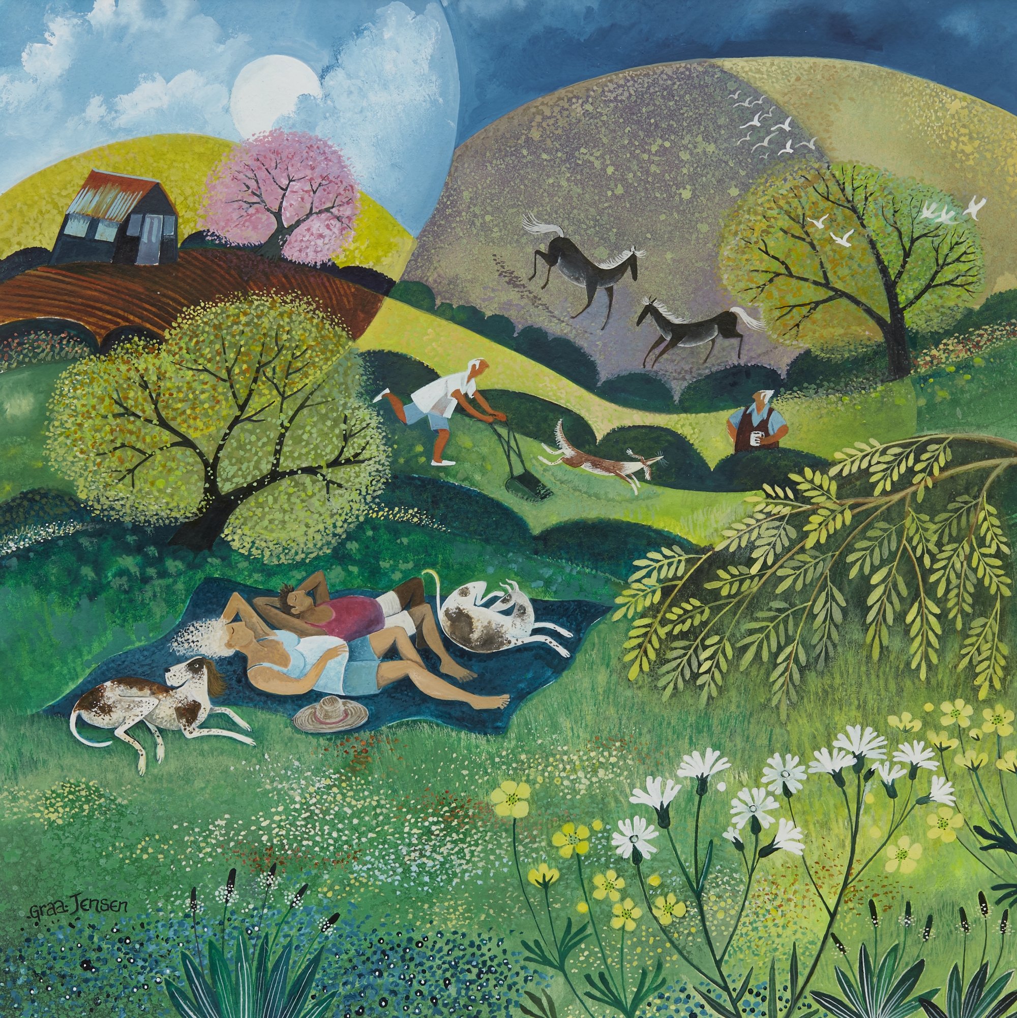 The four seasons by Lisa Graa Jensen RI – Royal Institute of Painters ...