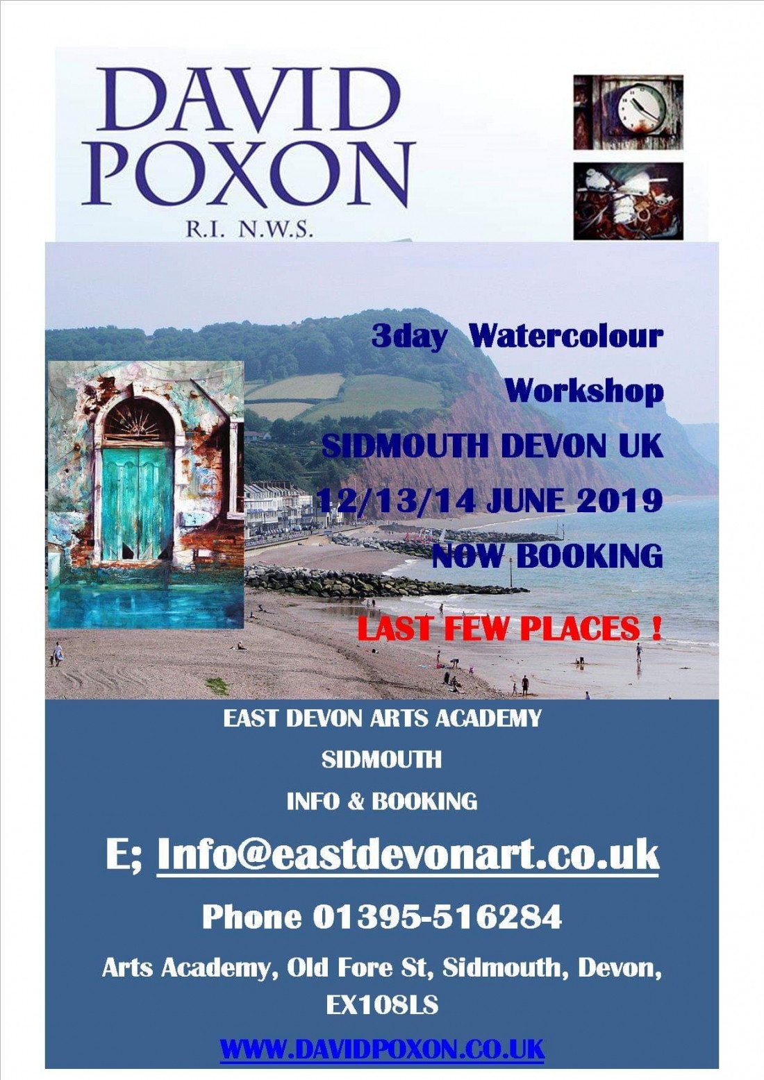 3 Day Watercolour Workshop with David Poxon RI – Royal Institute of ...