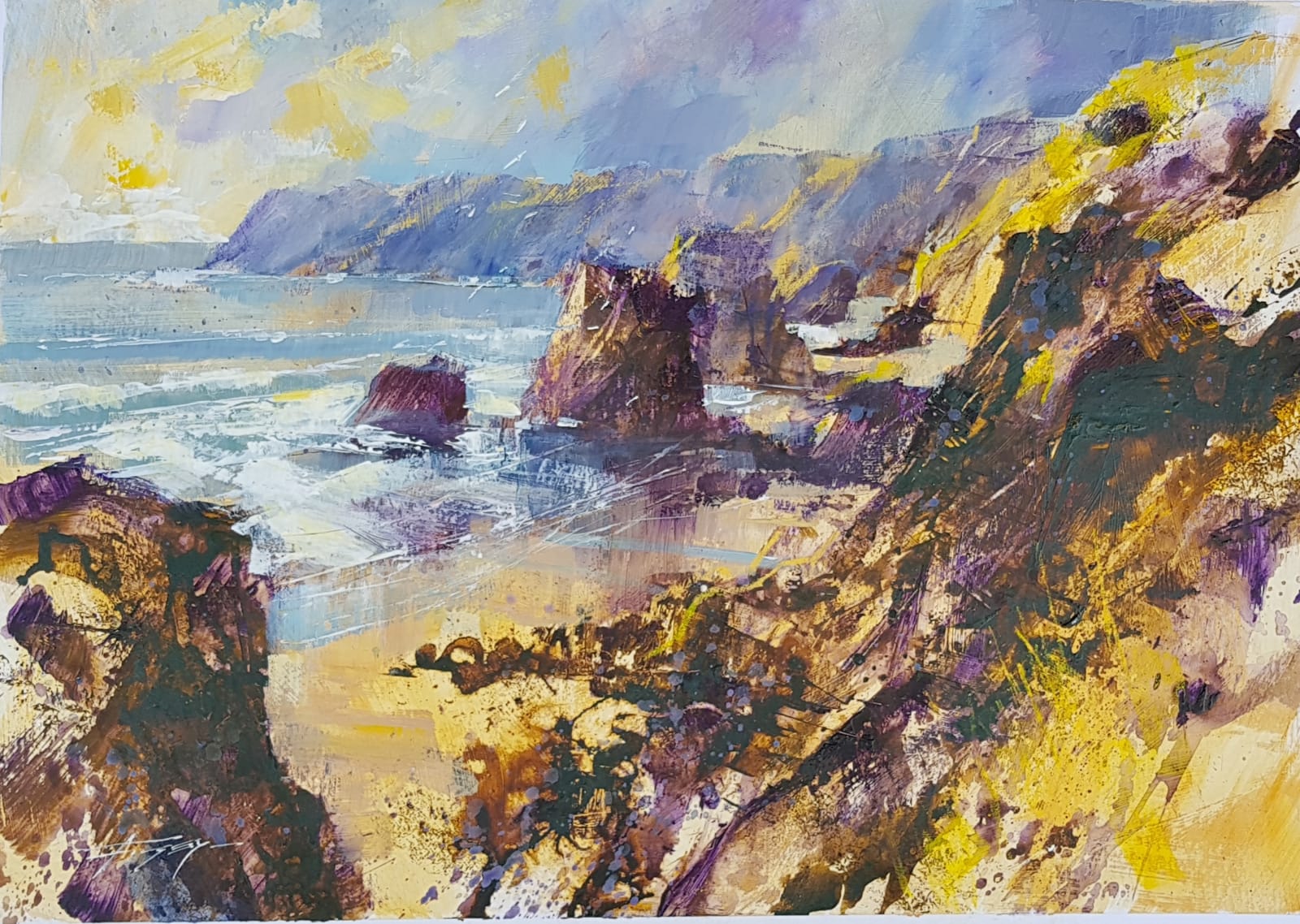 Chris Forsey RI’s coastal landscapes… – Royal Institute of Painters in ...