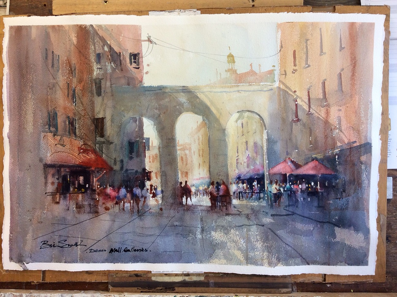 ‘Street Life’ demo by Brian Smith RI – Royal Institute of Painters in ...