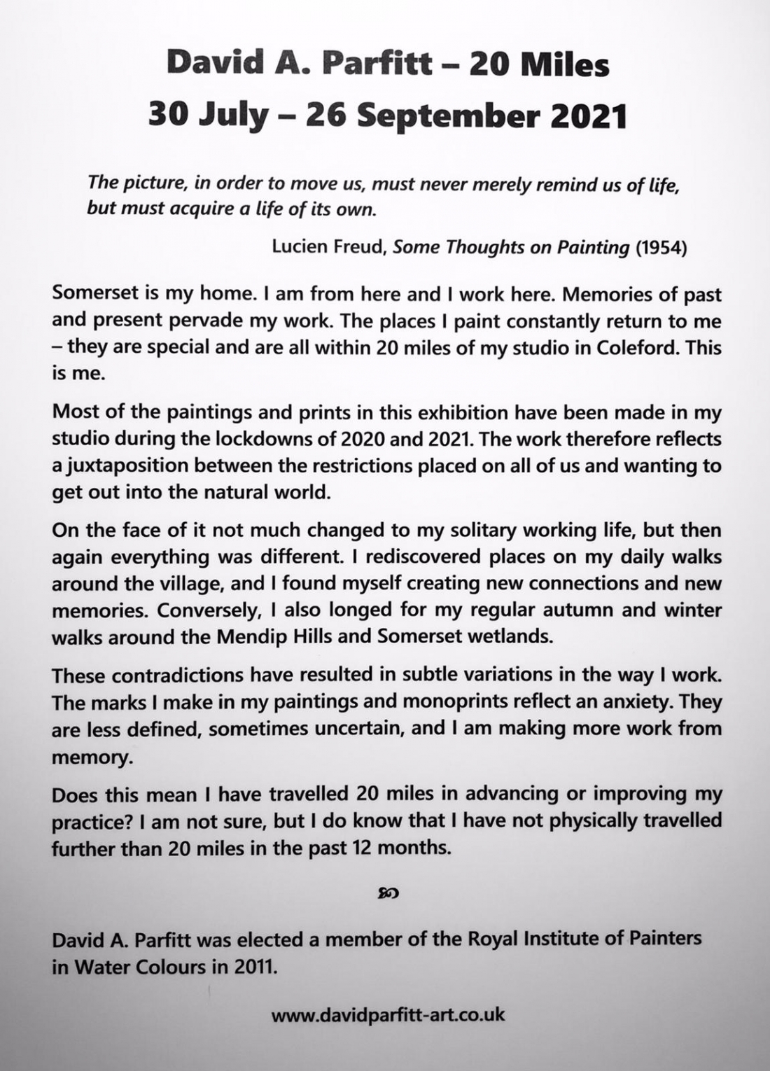 David A. Parfitt RI exhibits… – Royal Institute of Painters in Water ...