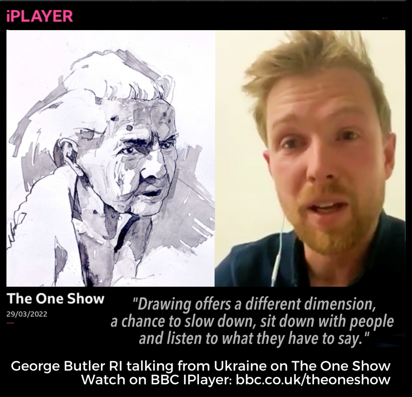 George Butler RI – War Artist in Ukraine – Royal Institute of Painters ...
