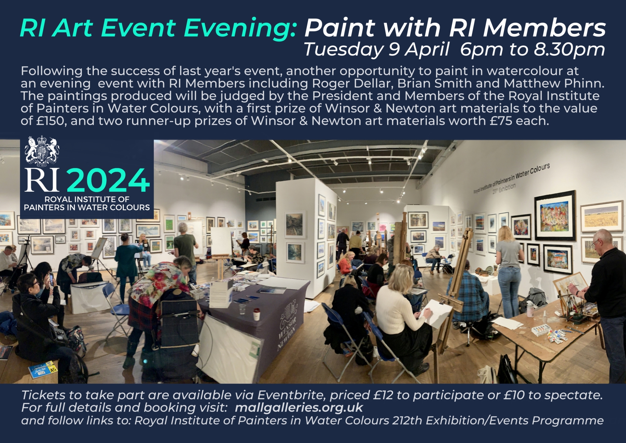 Paint with RI Members – Evening Event – Royal Institute of Painters in ...
