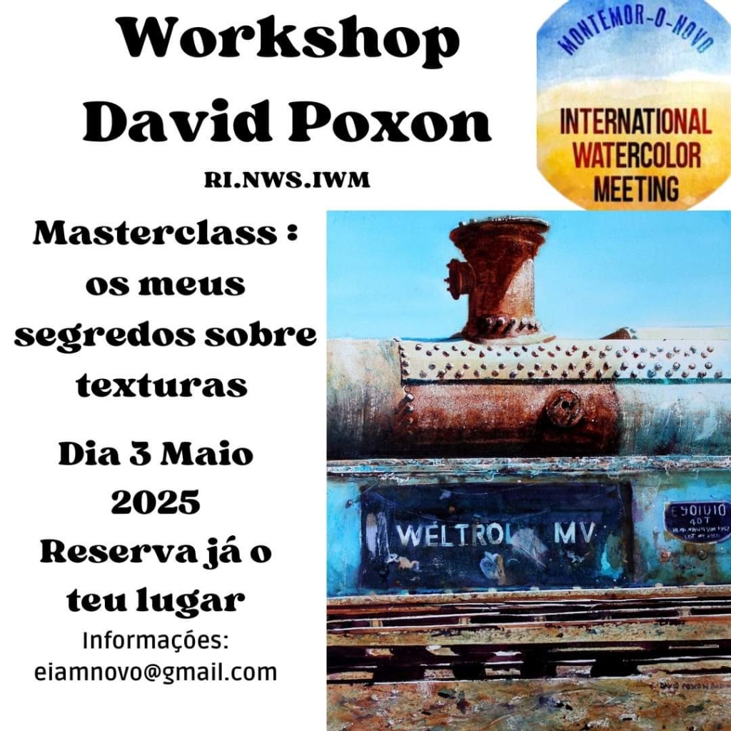 Workshop with David Poxon RI – Royal Institute of Painters in Water Colours